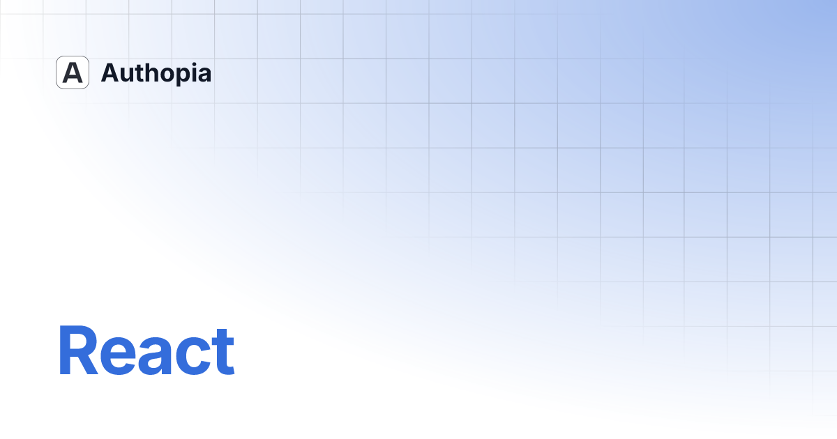 React | Authopia